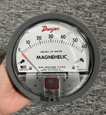 China Dwyer Magnehelic Differential Pressure Gage 0-60 In H20 2% Accuracy 2060 for sale