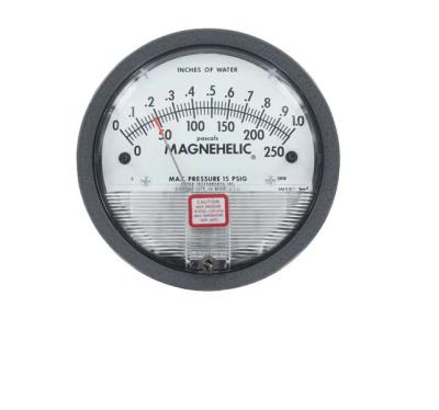 China Dwyer Series 2000 Magnehelic Differential Pressure Gauge 0-0.25 in H2O 2% Accuracy for sale