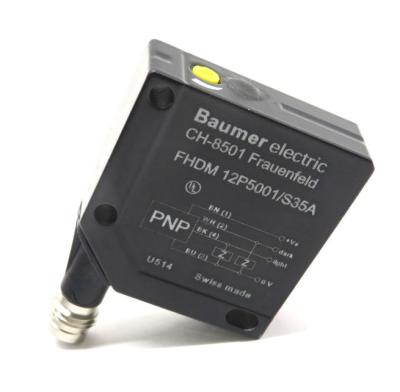 China Baumer FHDM 12P5001/S36A Diffuse Sensor IP 6 Protection Class 25 ma Current Consumption for sale