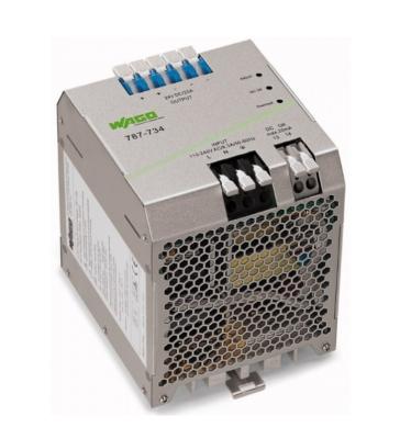 China WAGO 787-734 24VDC 20A Switched-Mode Power Supply 480W 1-Phase Eco for sale