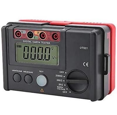 China UNI-T UT521 Digital Ground Resistance Tester 560g 160x100x70.5mm Earth Tester for sale