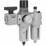 China Parker P32CA94GEMNGLNW Two Piece Filter Regulator Lubricator 1/2 NPT 125 psig 90 scfm for sale