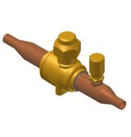 China Danfoss 009G7050 Shut-off Ball Valve GBC 6s 1/4 in Solder ODF Connection for sale