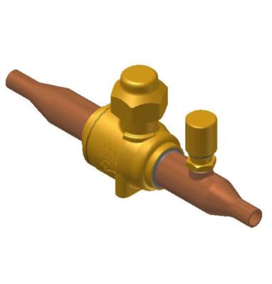 China Danfoss 009G7050 Shut-off Ball Valve GBC 6s 1/4 in Solder ODF Connection for sale