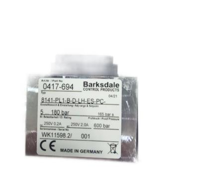 China Barksdale 0417-014 Pressure Switch 5-180BAR 250V 0.2-2.0A Industrial for sale