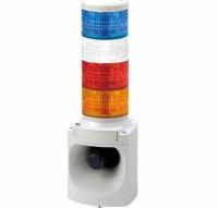 China Patlite LKEH-402FVF-RYGB-EX LED Zone 22 Signal Tower 24 VDC 4-Stack Explosion-Safe Horn for sale