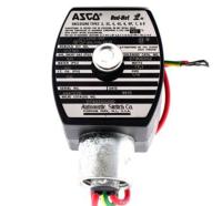 China ASCO EF8320G200 RED-HAT 3-Way 120V AC 1/4in NPT Stainless Steel Solenoid Valve for sale