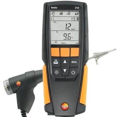 China Testo 310 Combustion Analyzer 700g Portable Flue Gas Tester for Boiler Furnace Efficiency for sale