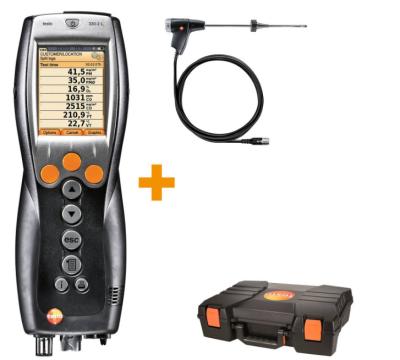 China Testo 330-2 LL Flue Gas Analyzer with Color Graphic Display for CO O2 CO2 Detection for sale