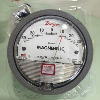 China Dwyer Magnehelic Differential Pressure Gauge 2300-60Pa 0-60Pa 2% Accuracy Air Gas for sale