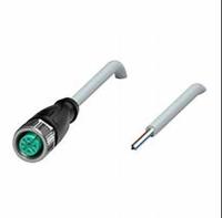 China M12 4 Pin Female Straight Micro Cordset PVC Cable 6 ft IP68 IP69K for sale