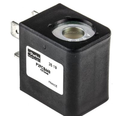 China Parker 24V DC Solenoid Valve Coil P2FCB449 0-10 Bar F Insulation Class for sale