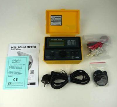 China Digital Milliohm Meter MO-2001 0.1m Ohm to 2000 Ohm 5 Ranges 4 Terminal for sale
