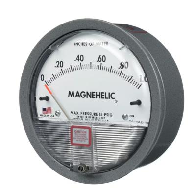 China Dwyer Magnehelic Differential Pressure Gage 2301-HA-SS 0.5-0-0.5 in w.c. for sale