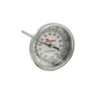 China Dwyer BT Bimetal Thermometer Hermetically Sealed Stainless Steel 360° Adjustable Dial for sale