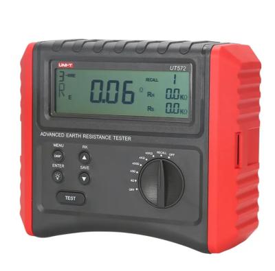 China UNI-T UT572 Portable Earth Resistance Tester 2/3/4-Wire 94Hz 128Hz High Precision Circuit Measurement for sale