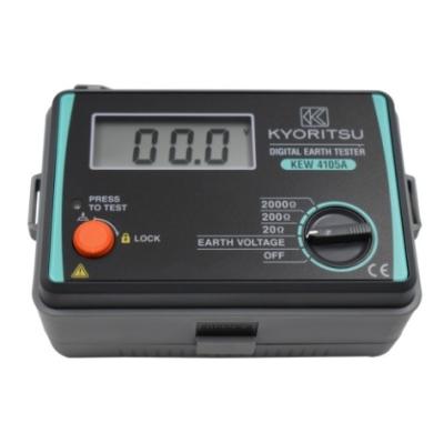 China Kyoritsu 4105A Digital Earth Resistance Tester 20-2000 Ohm Ground Resistance Meter for sale