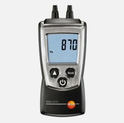 China Testo 510 Differential Pressure Meter 500 mbar Pressure Gauge HVAC Tool for sale
