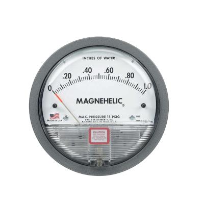 China Differential Pressure Gauge 0-100 PSI NPT Threaded Panel Mount for sale