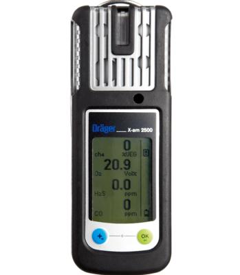 China Drager X-AM 2500 4-Gas Detector Multi Gas Monitor LEL O2 CO H2S Portable for sale