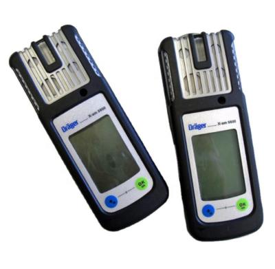 China Drager X-AM 5600 Portable 6 Gas Detector IP67 NiMh Battery for sale
