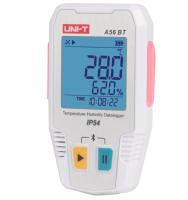 China UNI-T A56 BT Temperature Humidity Datalogger IP54 -40 to 85C 64000 Records for sale