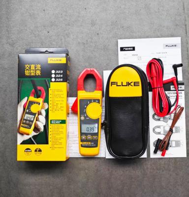 China For Fluke 325 Professional Clamp Meter Measures 400A AC/DC True-RMS Frequency Continuity Diode Parameters with Temperature for sale