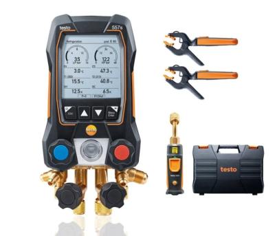 China Testo 557s Smart Vacuum Kit Digital Manifold with Wireless Probes -1 to 60 bar -50 to 150°C for sale