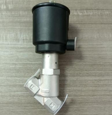 China Thread Angle Seat Valve ASCO Stainless Steel E290A393VI DN15 High Temperature 184C for sale