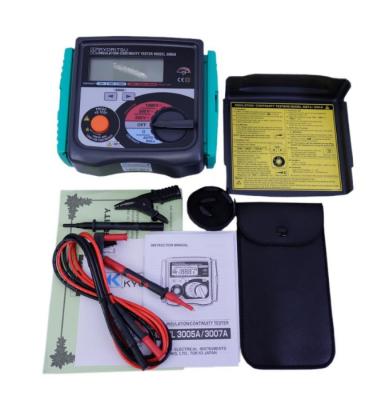 China Kyoritsu Digital Insulation Resistance Tester 250V 500V 1000V Model 3005A 3007A for sale