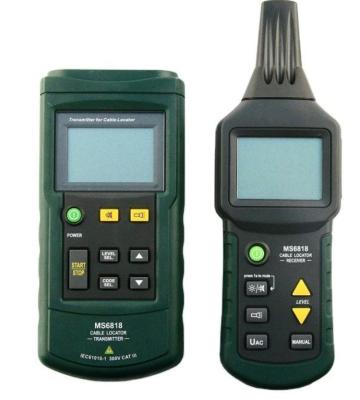 China MASTECH MS6818 Wire Tester Tracker Multi-Function Cable Detector 12-400V Pipe Locator for sale