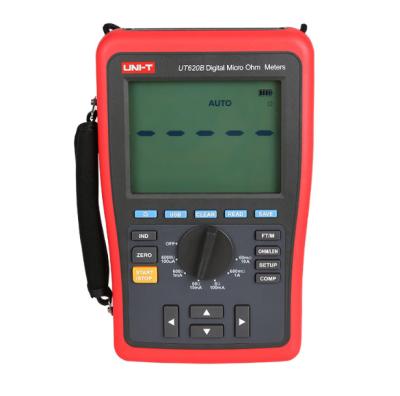 China UNI-T UT620B Digital Micro Ohm Meter 60000 Count 4-Wire Resistance Tester with Rechargeable Li-ion Battery for sale