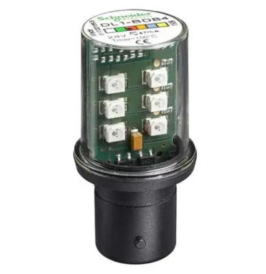 China Schneider Electric DL1BDB4 Protected LED Lamp 24 VAC DC BA 15D Base Red for sale