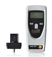China Testo 470 High Precision Digital Tachometer Handheld RPM Meter 1 to 99999 rpm ±0.02 Accuracy for sale