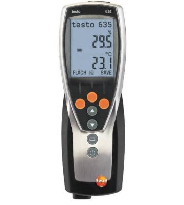 China Testo 635-2 Digital Thermohygrometer Temperature Humidity Meter USB ABS IP40 OEM for sale
