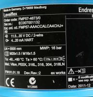 China E+H Levelflex FMP57-46730 Guided Wave Radar Level Gauge SS316 4-20mA 24V DC 150mm for sale