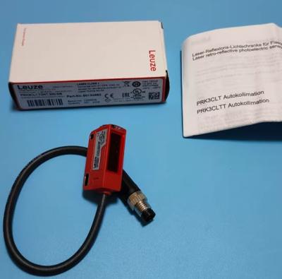 China Leuze PRK3CL1.T3/4T-200-M8 Photoelectric Sensor 50133692 0.4m Range Laser Red for sale