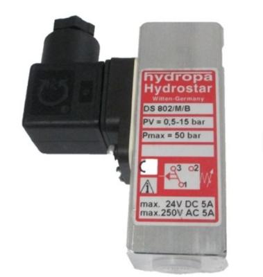 China HYDROPA Brass Pressure Switch DS-802/M/B 50 Bar Max IP65 G1/4 Thread for Water Dispenser for sale