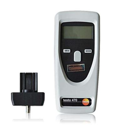 China Testo 470 High Precision Digital Tachometer Handheld Optical Mechanical RPM Meter 200mm for sale