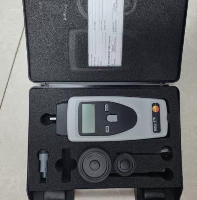 China Testo 470 Tachometer Kit 99999 rpm Range ±0.02% Accuracy 0.1 rpm Resolution for sale