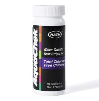 China Hach Free & Total Chlorine Test Strips 0-10 mg/L 50 Tests On-Site Water Testing for sale