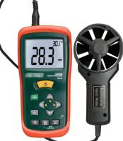 China Extech AN100 CFM CMM Mini Thermo-Anemometer 72mm Vane Air Velocity Meter for sale