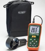 China Extech AN100 CFM CMM Mini Thermo-Anemometer 72mm Vane Air Velocity Meter for sale