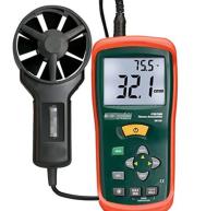 China Extech AN100 CFM CMM Mini Thermo-Anemometer 72mm Vane Air Velocity Meter for sale