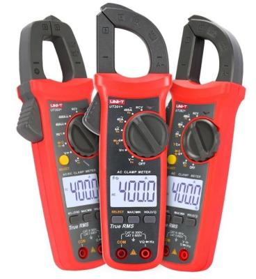 China UNI-T UT201 Plus AC DC Clamp Meter 600A True RMS 28mm Clamp Opening 300V CAT IV LCD for sale