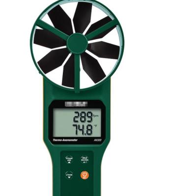 China Extech AN300 Large Vane Thermo-Anemometer CFM CMM Air Velocity Temperature Meter for sale