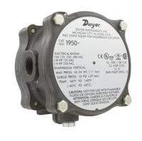 China Dwyer Instruments 1950-0-2F Differential Pressure Switch, Explosion Proof, .15-.50in w.c. for sale