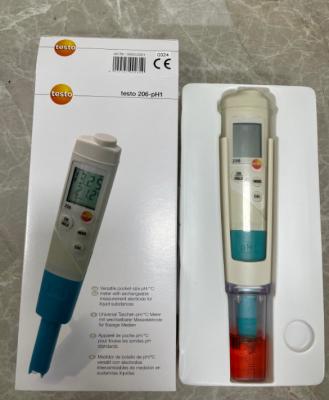 China Testo 206-pH1 pH Meter 0 to 14 pH Range for Liquids Polluted Water Milk for sale