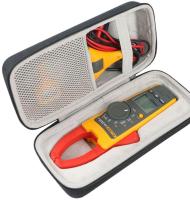 China Hard Travel Case Replacement for Fluke 376 374 375FC 1000A AC DC Clamp Meter 11.18x4.33x2.95 Inches for sale