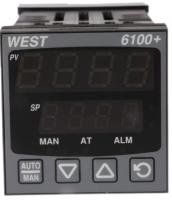 China West 6100+ Digital Temperature Controller 48mm x 48mm 100-240V AC for sale